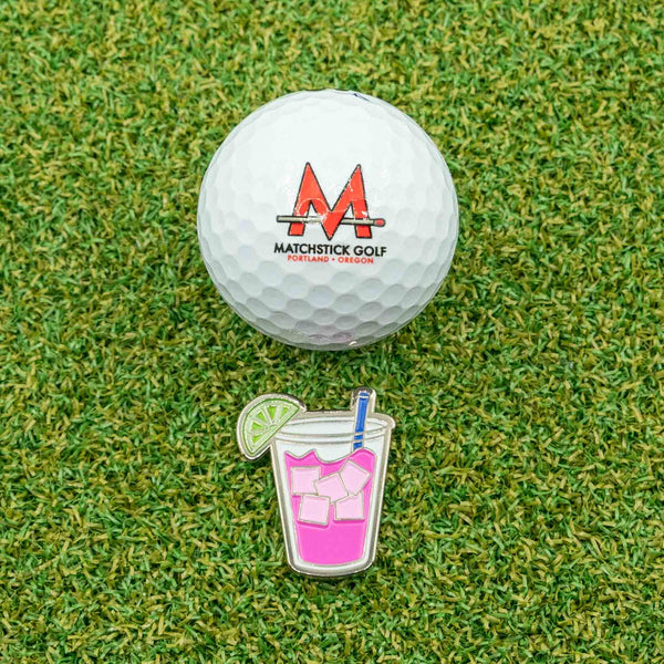 Transfusion Cocktail Golf Ball Marker - Matchstick Golf